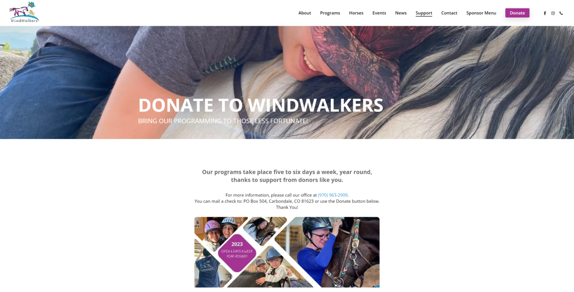 WindWalkers Therapeutic Riding Center - I Am Christy Eller